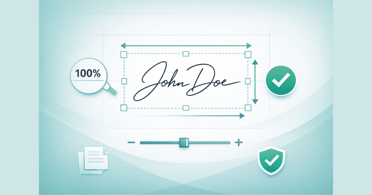 Online Signature Resizer – Exact Size & KB